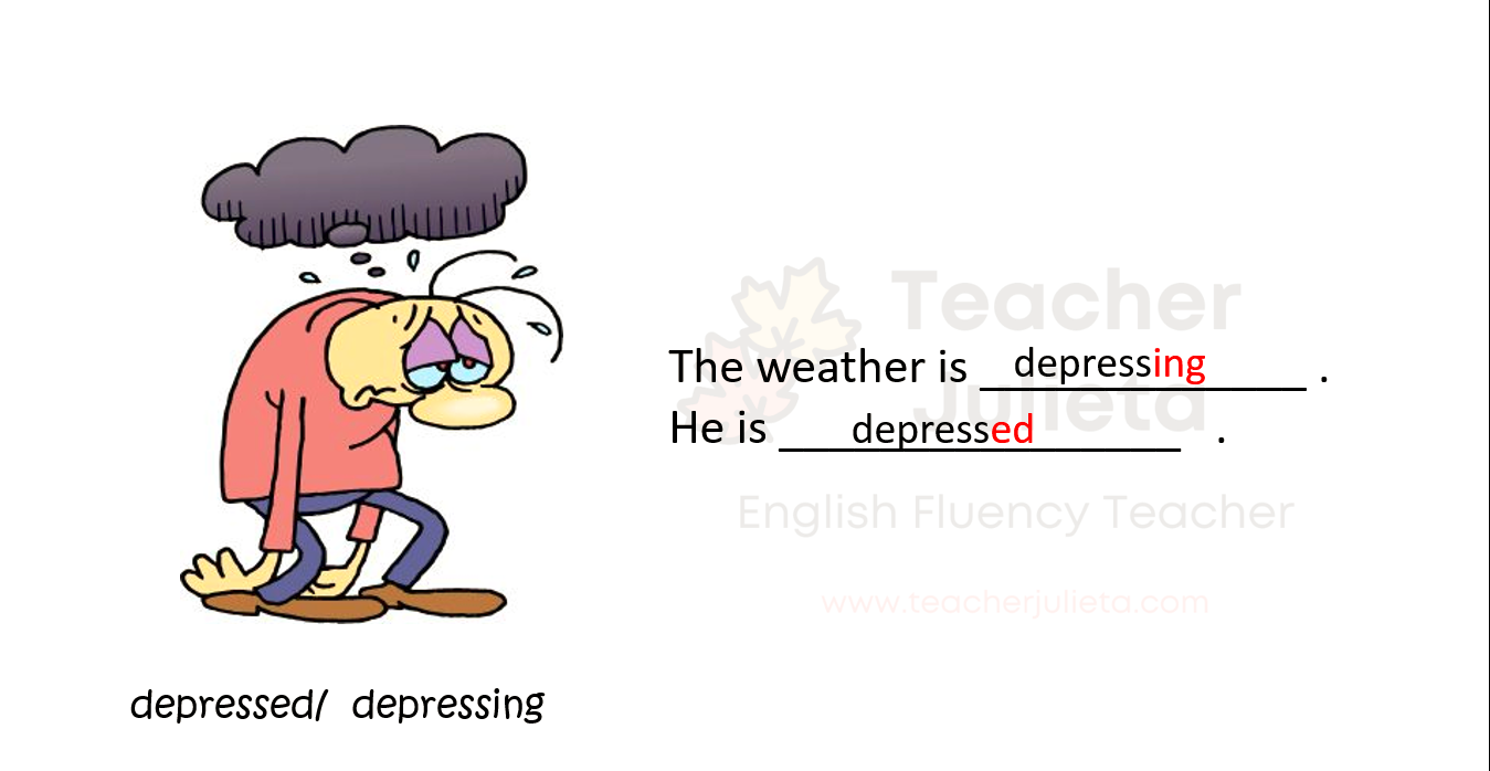 Confusing Adjectives -ed/ing – Teacher Julieta