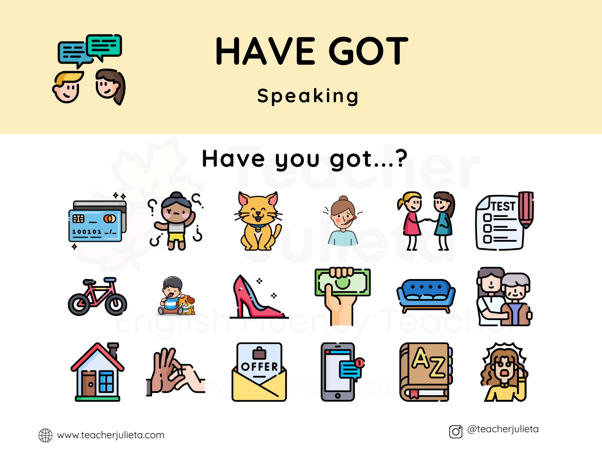 have got – Teacher Julieta