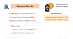 Comment Adverbs – Teacher Julieta