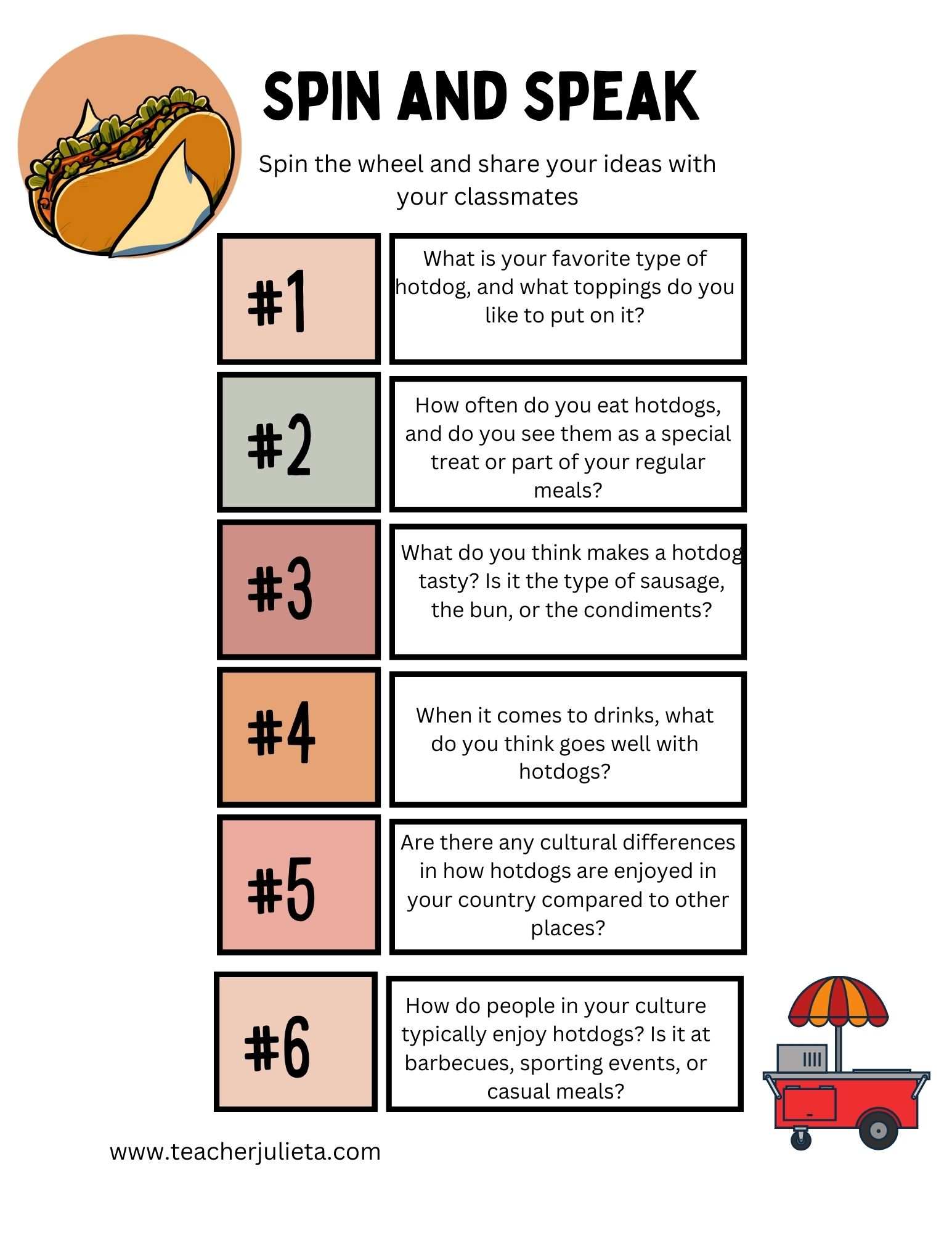 Hotdog – Teacher Julieta