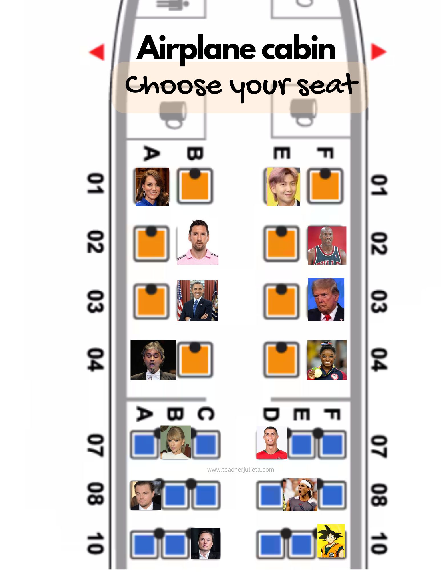 Airplane Cabin – Teacher Julieta